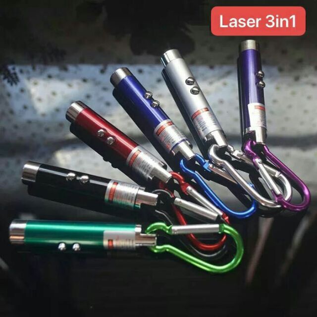 3in1 Flashlight Keychain Laser Light | Shopee Philippines