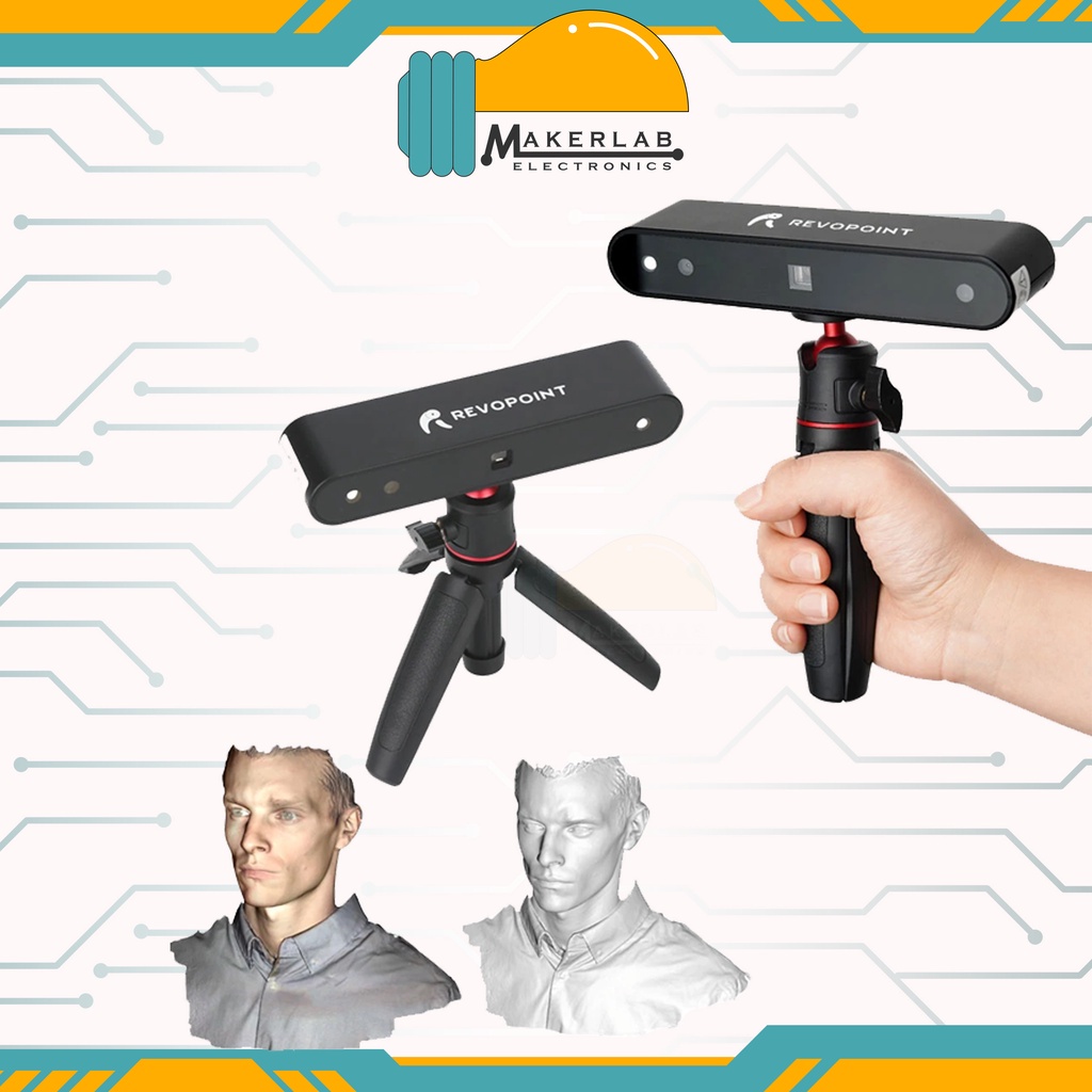 Revopoint POP / POP2 3D Scanner 0.3mm Accuracy 8fps Handheld Scanner ...
