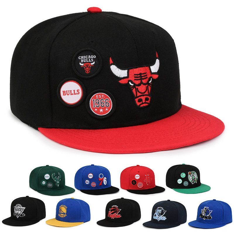 Hp Caps NBA Team Cap High Quality Adjustable Fashion Duck Tongue Snap ...