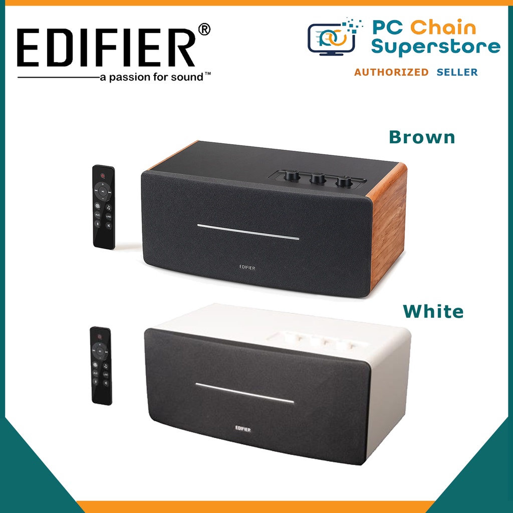 Edifier D12 Integrated Desktop Stereo Speaker -- 70W RMS / Crystal ...