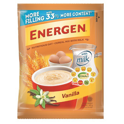 Energen Vanilla Hanger 10 x 40G | Shopee Philippines