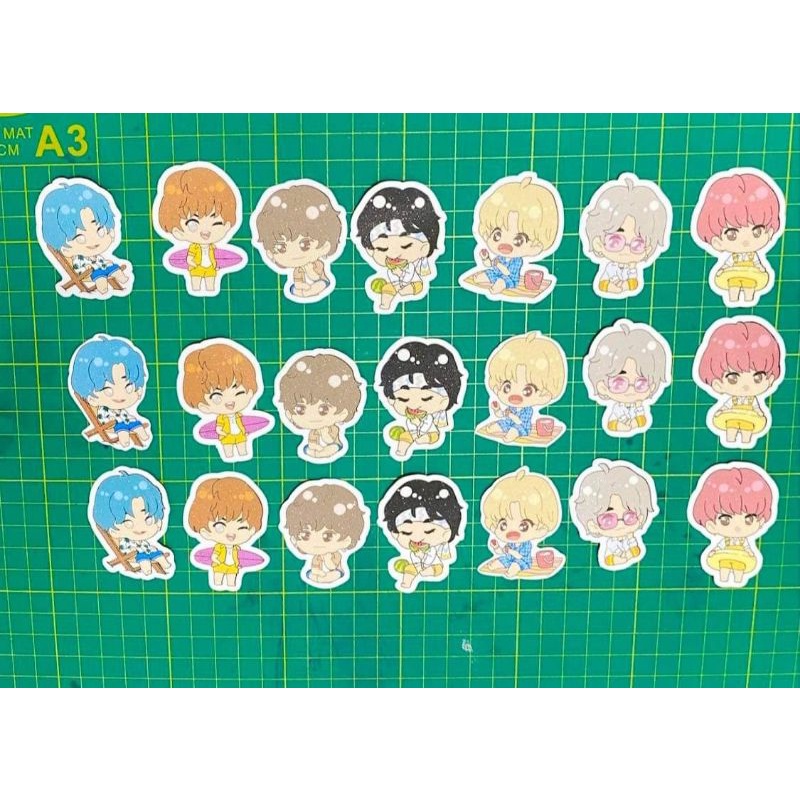BTS CHIBI Stickers (Matte & Glossy) | Shopee Philippines