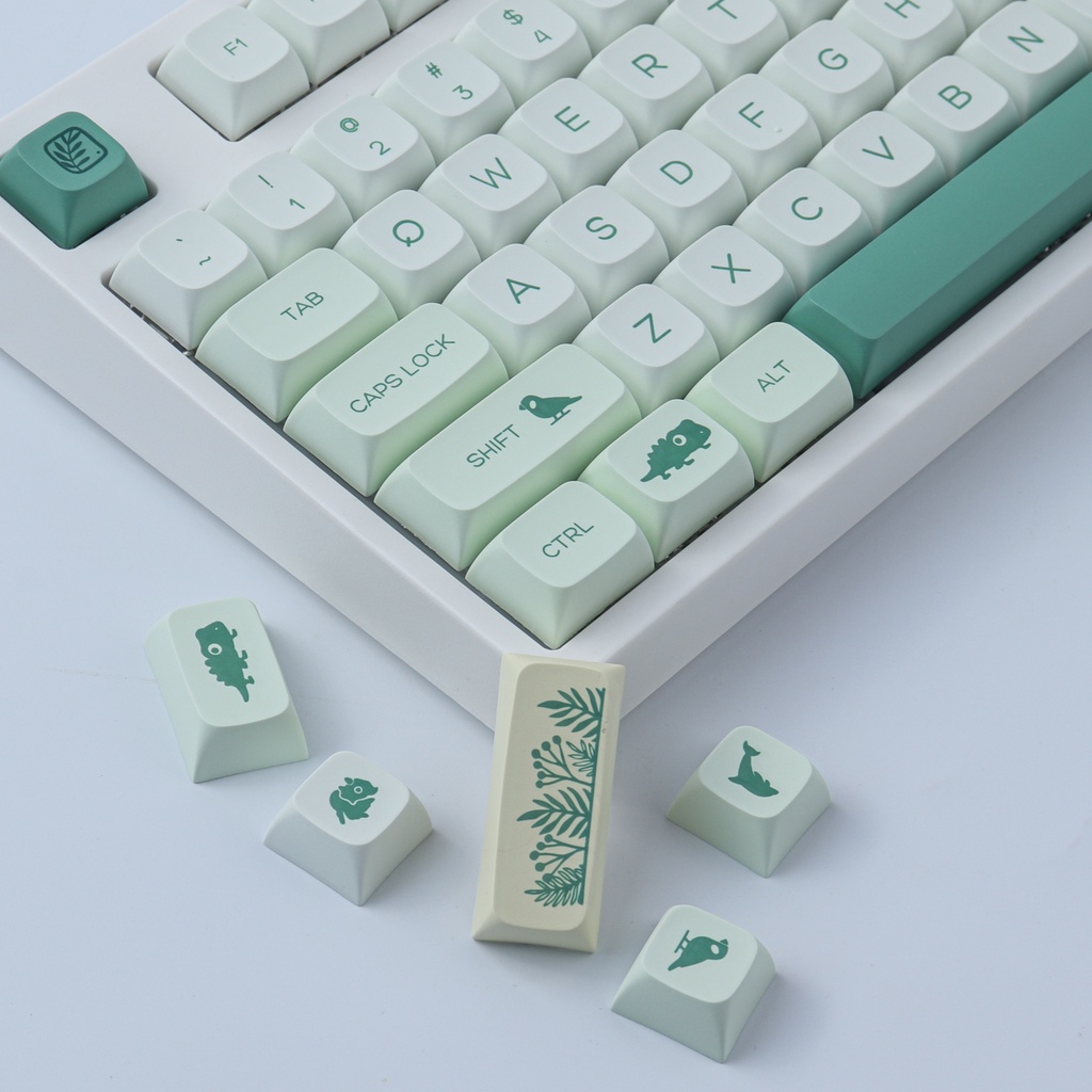 GMK Botanical Keycap, 144 Keys PBT Keycaps XDA Profile DYE-SUB ...
