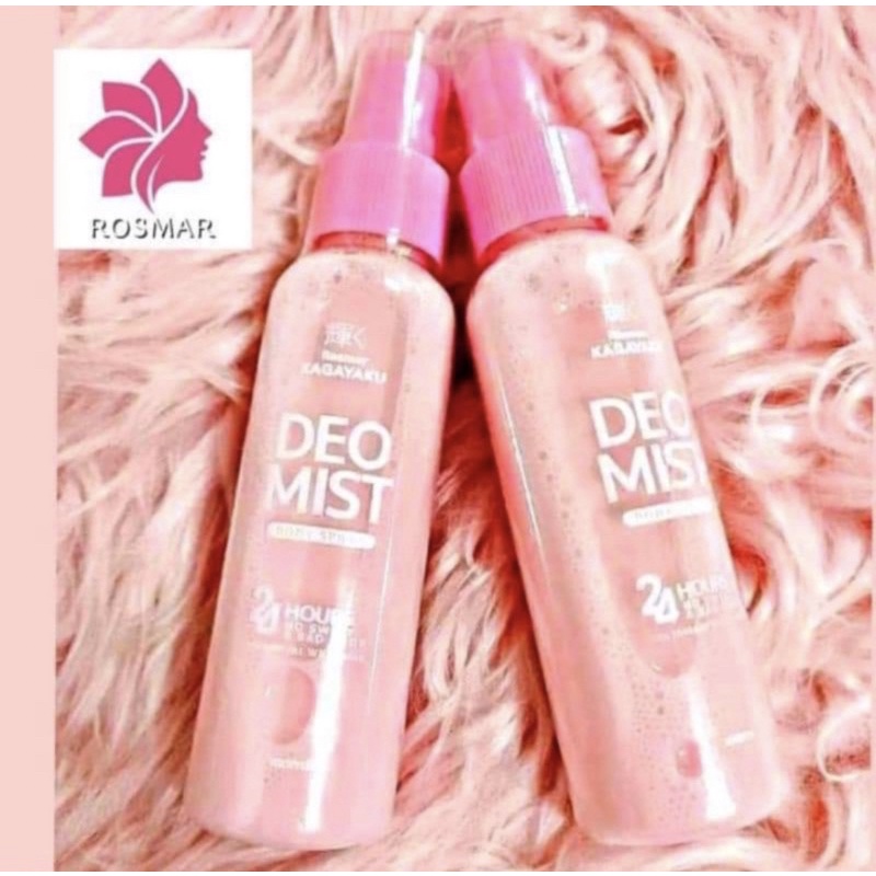 ROSMAR KAGAYAKU DEO MIST 24 HOUR NO SWEAT 100ML | Shopee Philippines