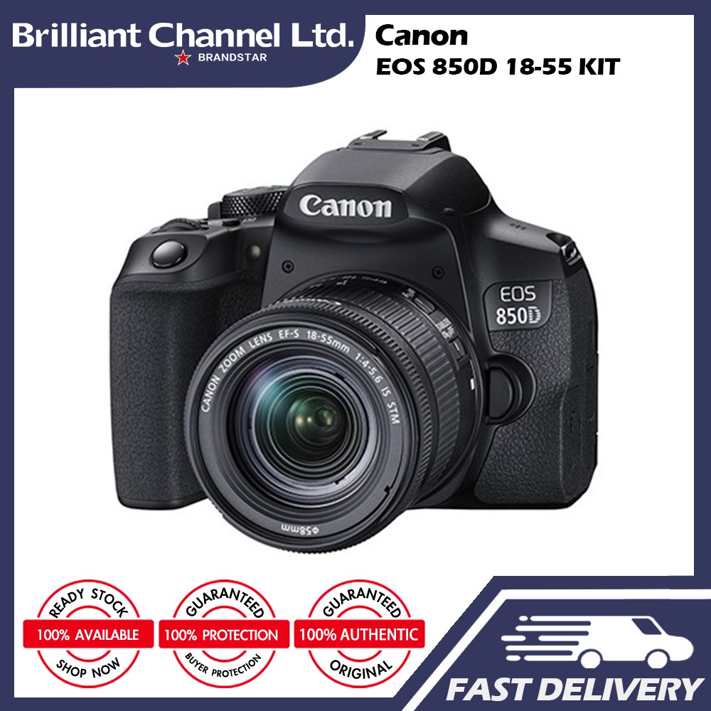 Canon EOS 850D WITH EF-S 18-55mm IS STM / 18-135mm USM KIT SET | Shopee ...