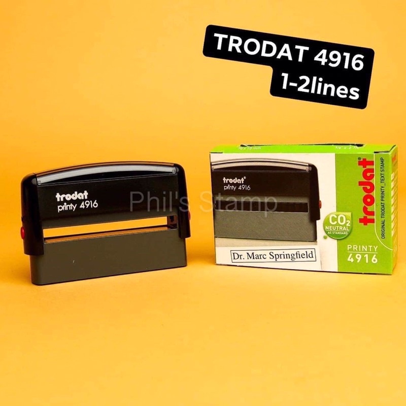 Trodat 4916 Personalized stamp | Shopee Philippines