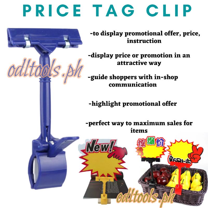 POP Price Tag Card & Clip for Promotional Offer | Shopee Philippines