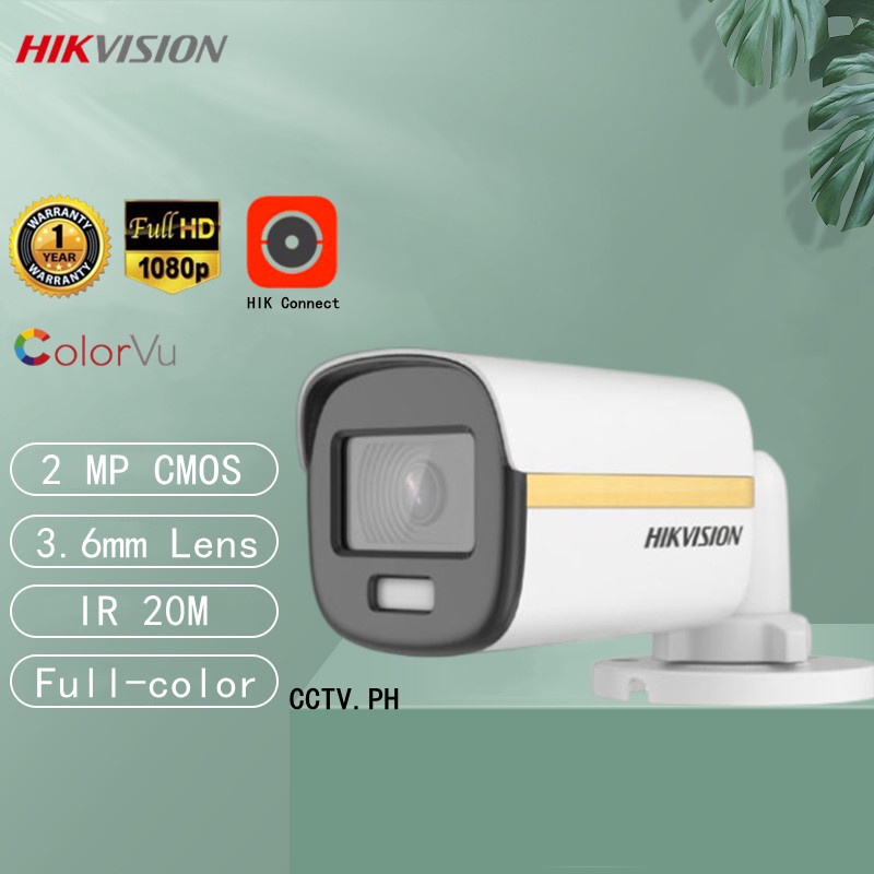 Hikvision CCTV Camera 2MP HD Full-color Smart IR High quality Imaging ...