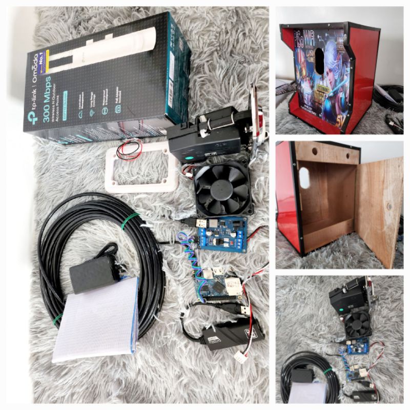 PISOWIFI CASE BOX WITH DIY KIT(BUO NA PLUG AND PLAY) | Shopee Philippines