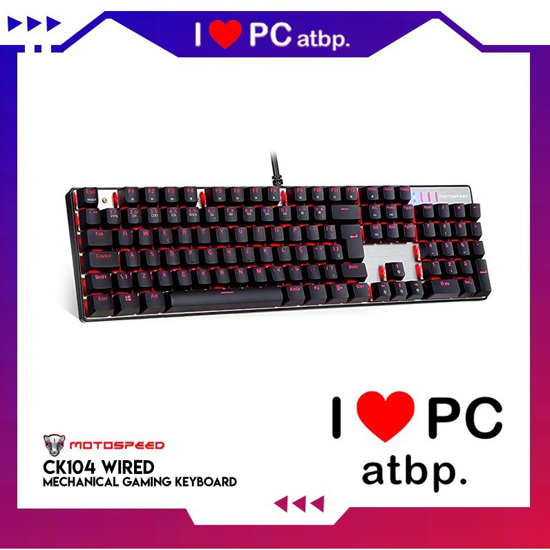 Motospeed CK104 Mechanical Wired Gaming Keyboard (Outemu Blue, RGB, USB) | Shopee Philippines