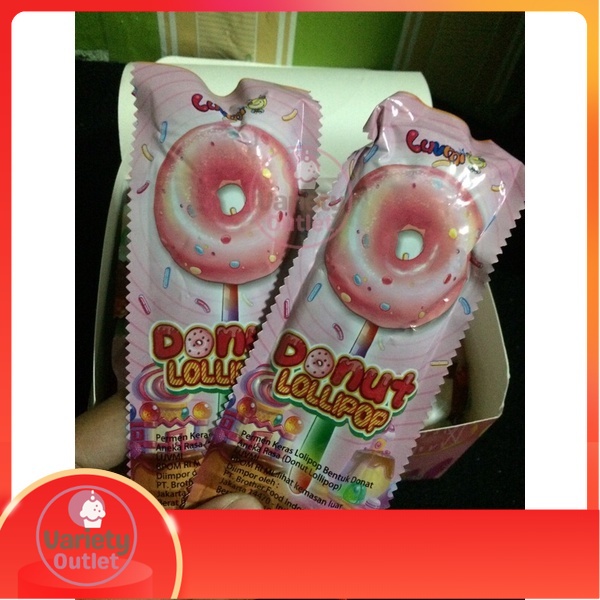Donut Lollipop Candy sold per piece | Lootbag Fillers, Party Giveaways, Paninda, Candies ...