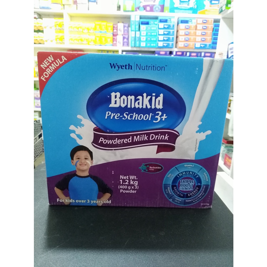 Bonakid Pre-School® 3+ 1.6kg, 1.2kg, 800g - Powdered Milk Drink ...