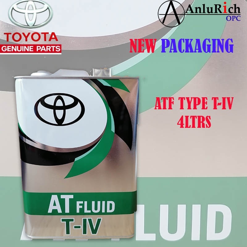 ORIGINAL TOYOTA AUTOMATIC TRANSMISSION FLUID ATF TYPE T-IV 4 LITERS ...