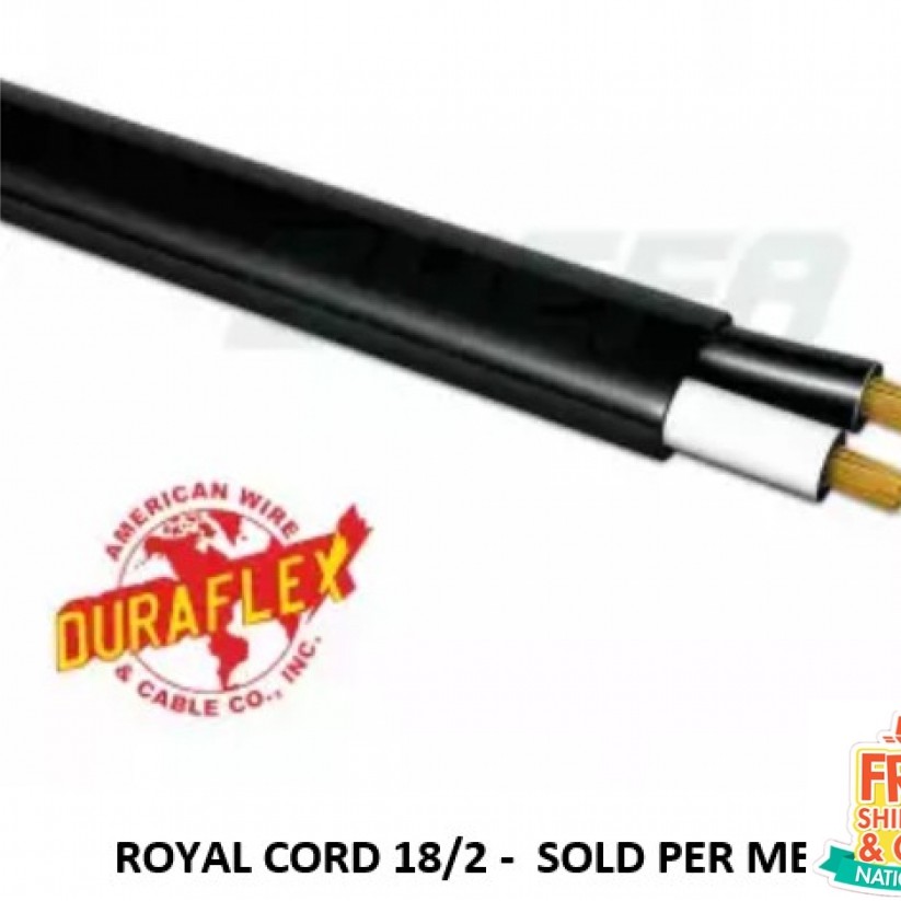 Royal Cord 18 2 0 75mm Per Meter Dual Cord Electrical Wire Shopee