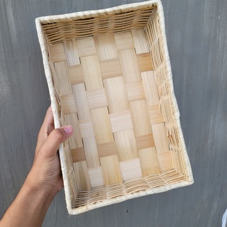 Native Buri Basket tray 12x8x3 inches | Shopee Philippines