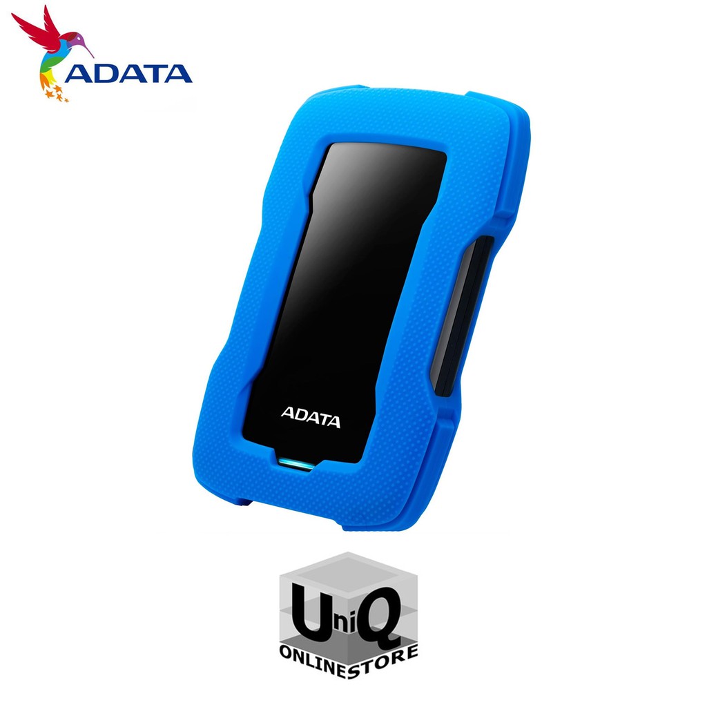 Adata HD330 2TB (Blue) 2.5 Rugged and Shockproof External Hard Drive ...