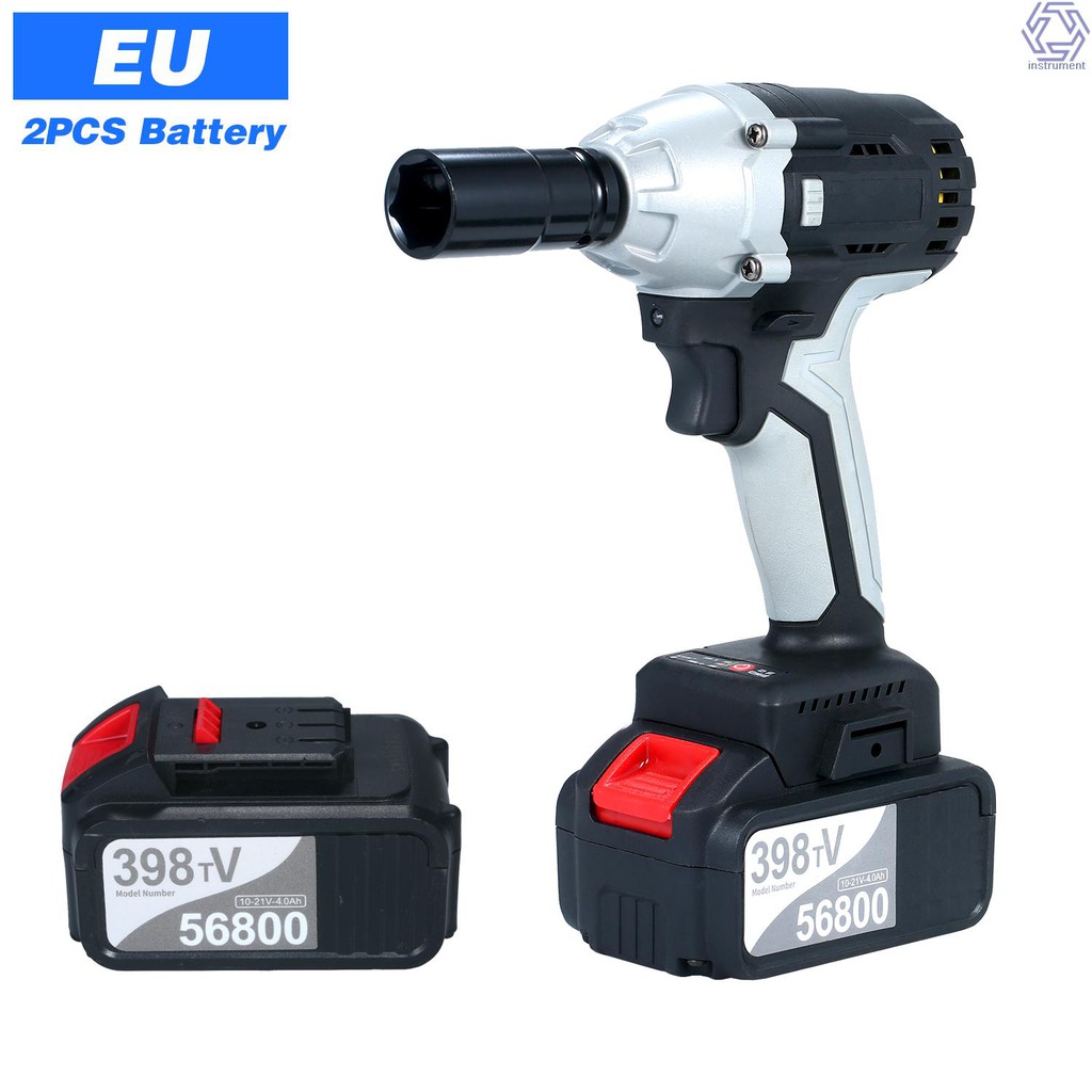 INTU Brushless Impact Wrench Cordless Electric Impact Wrench with 1/2in ...