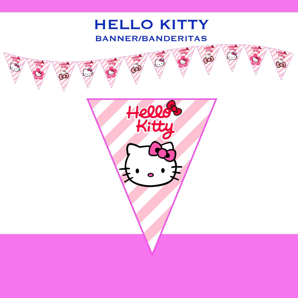 Hello Kitty Name Banner