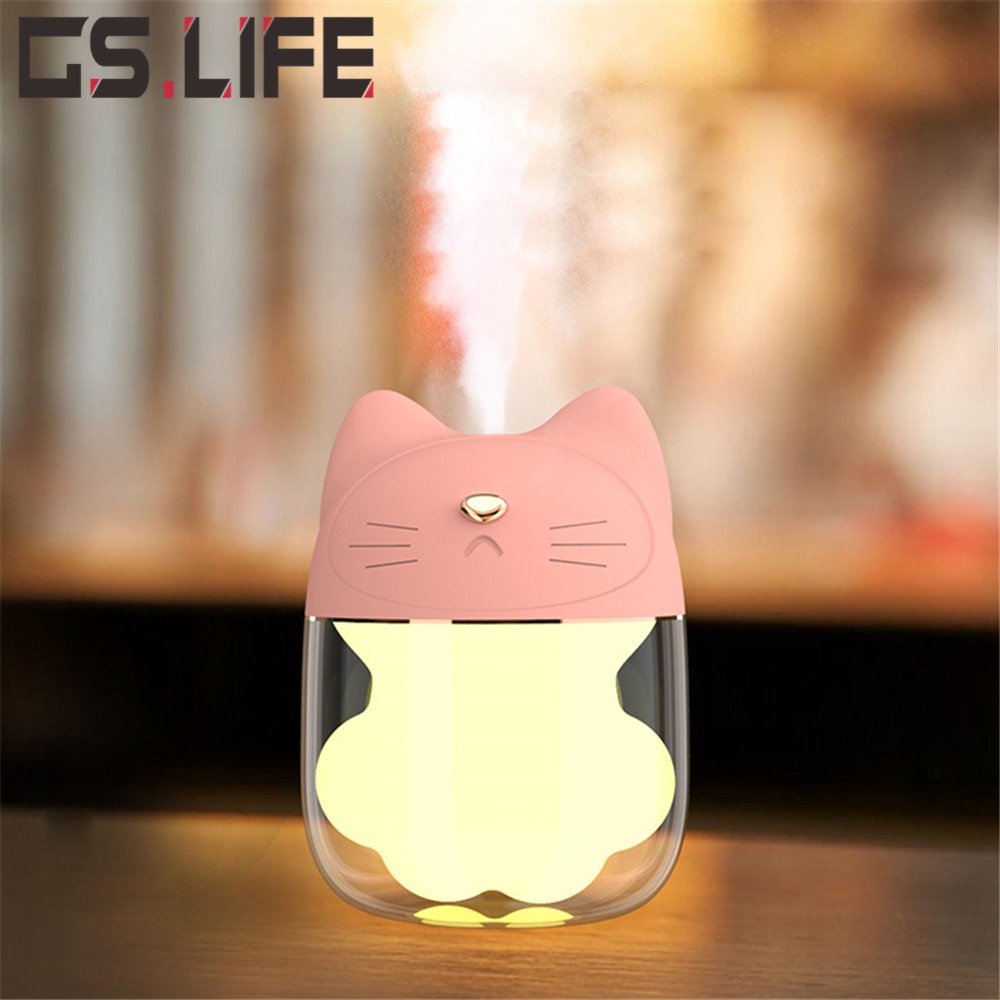 Cartoon Cat Humidifier USB DC5V mini Diffuser Cute Desktop Air ...