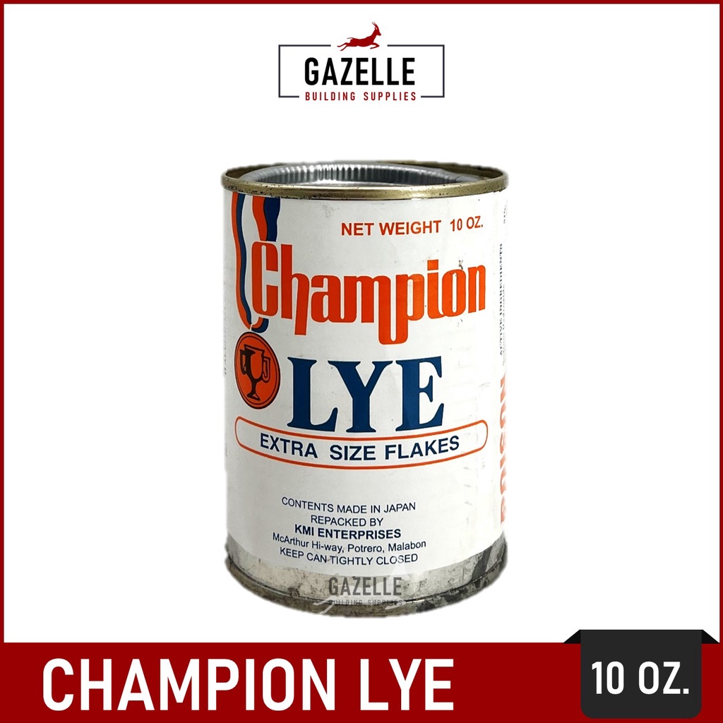 Champion LYE Extra Size Flakes Declog Clear Clogged Drain Sink Sodium ...