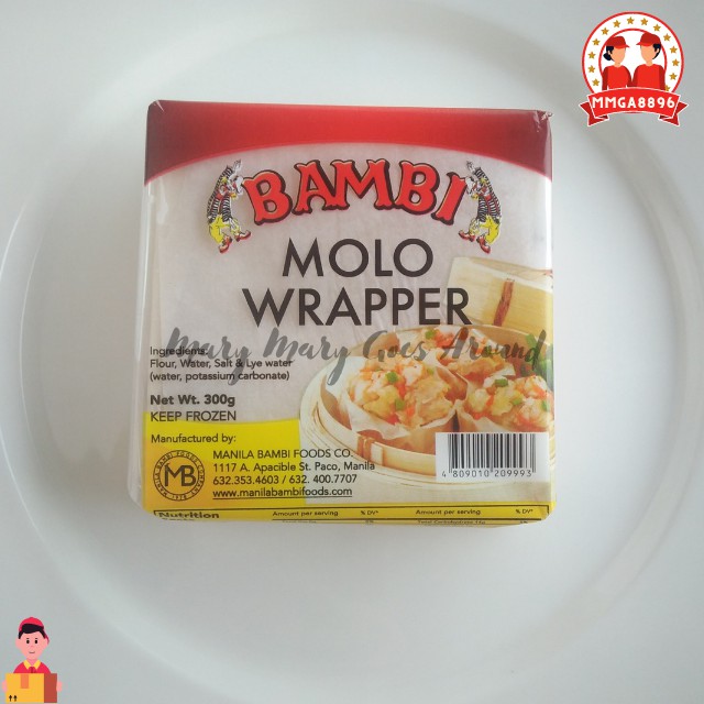 Bambi Siomai/Molo Wrapper Large 300 grams | Shopee Philippines