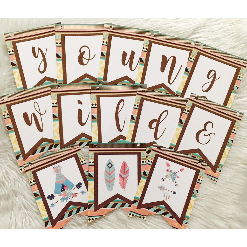 Bohemian BOHO Personalized Birthday Banner! Free to add name of the ...