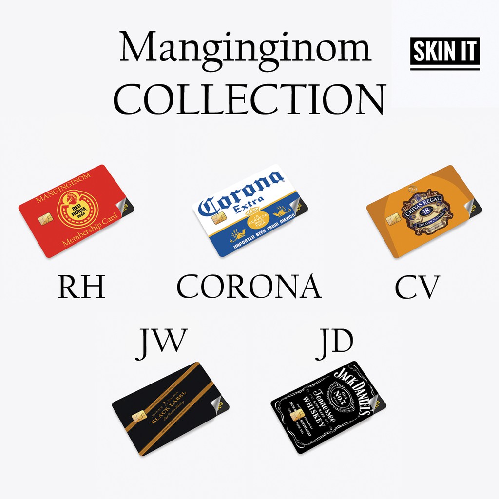 Manginginom Collection Spoofs Skin Stickers For ATM or BEEP card ...