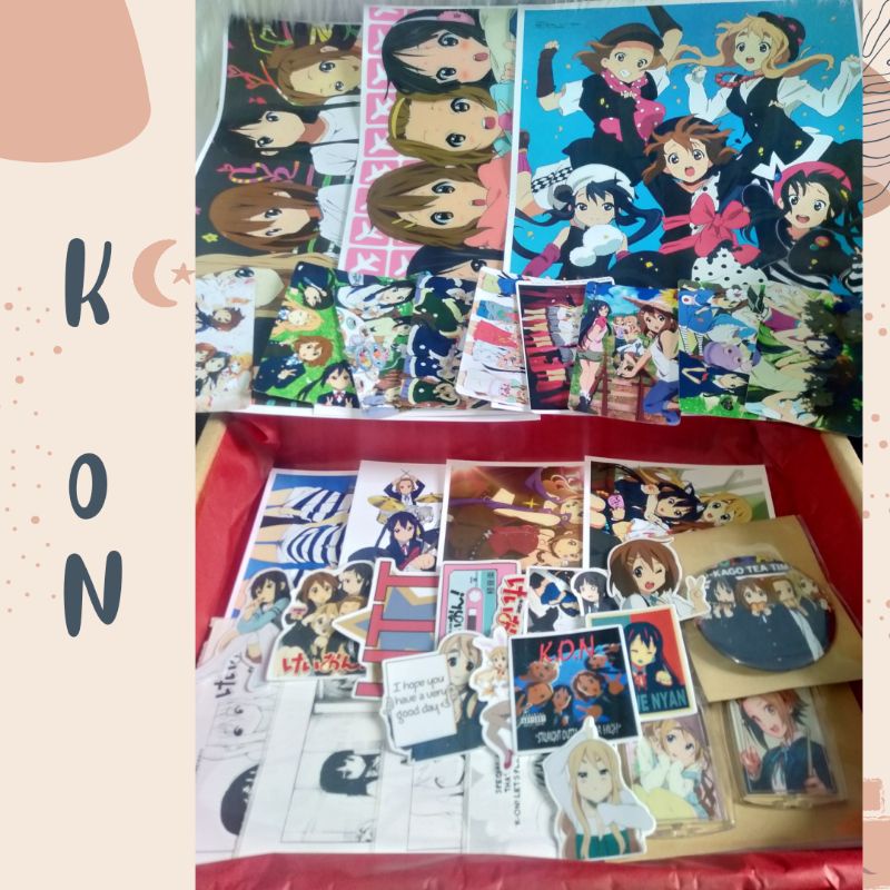 K ON Merch Gift Box Set Kit Anime (pls read description) | Shopee ...