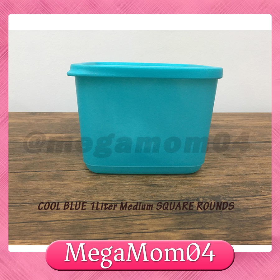 CLEARANCE Medium Square Rounds Tupperware food keeper/storage lunchbox ...