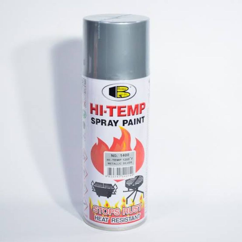 Bosny 1500 Metallic Silver : High Temperature Spray Paint | Shopee ...