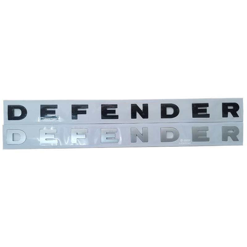 1 X ABS DEFENDER Letter Car Auto Trunk Hood Decorative Emblem Sticker ...