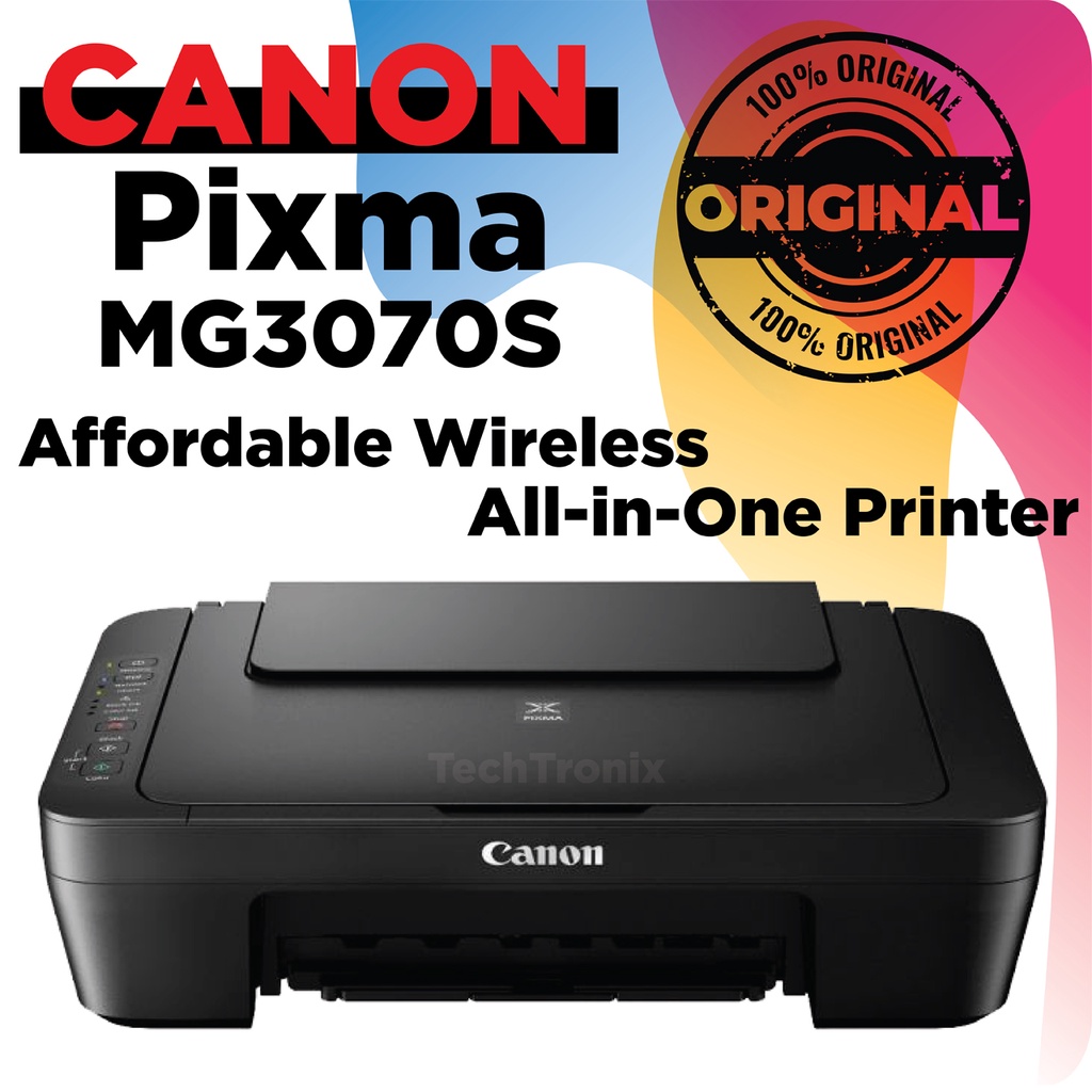 Canon MG3070S Compact Wireless All-in-One Printer | Shopee Philippines