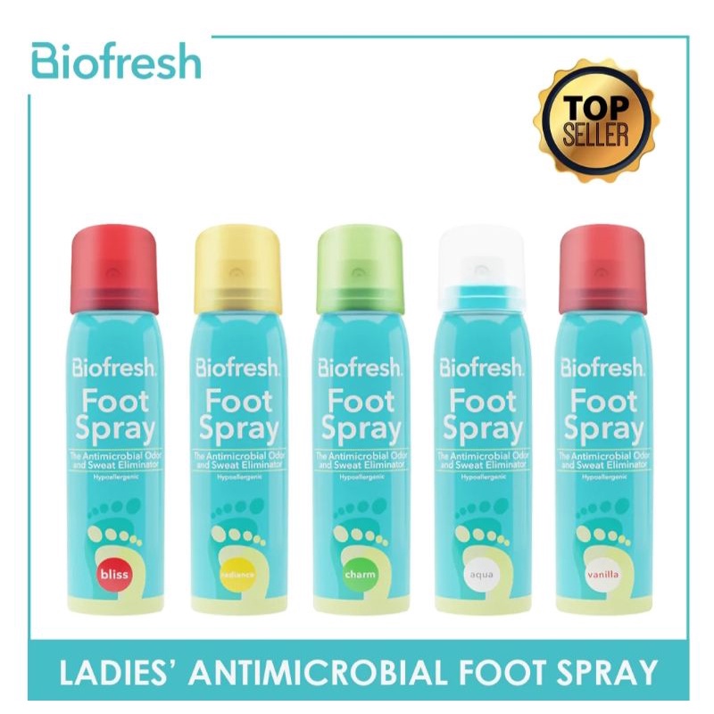 Biofresh Ladies Antimicrobial Foot Spray 100 ml | Shopee Philippines