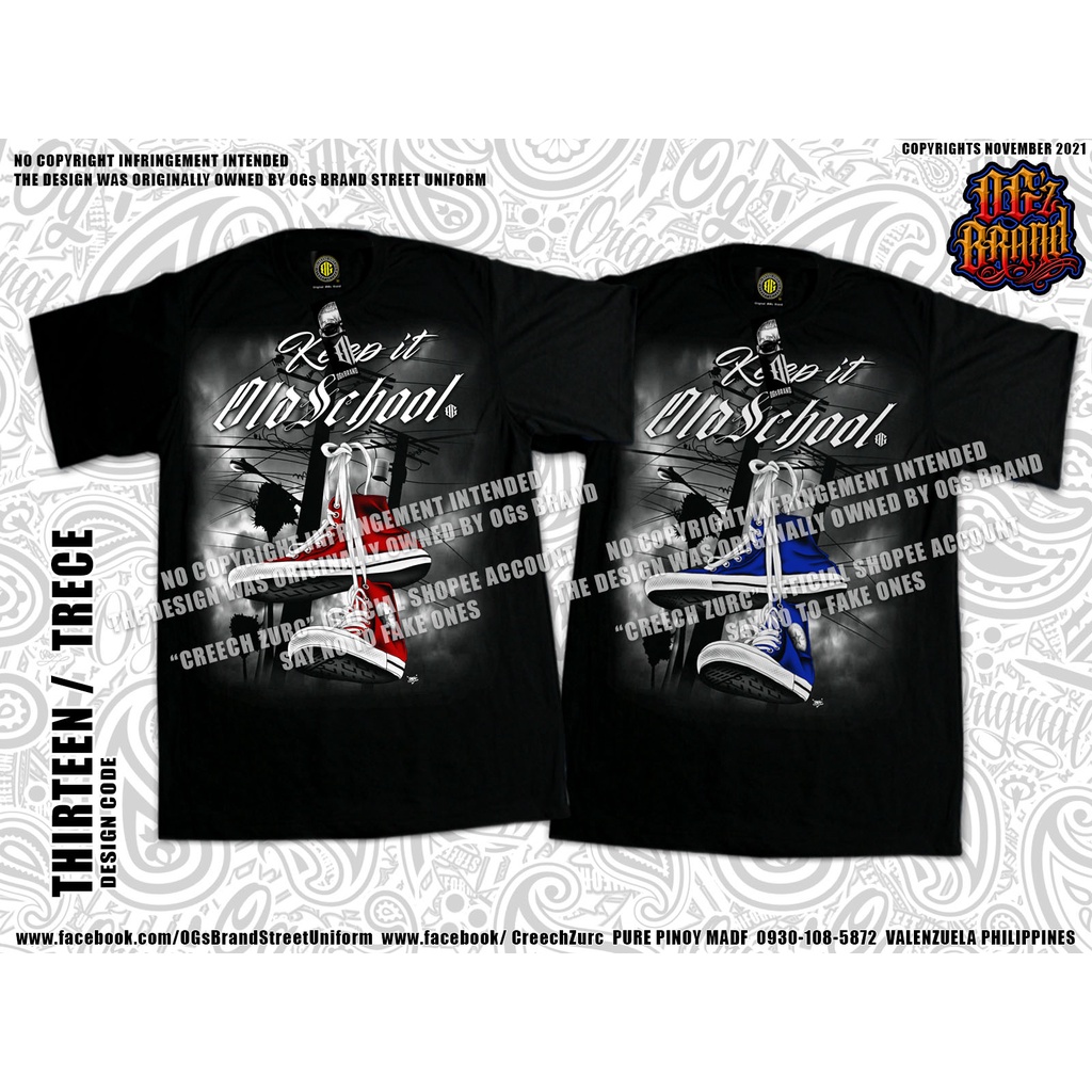 KEEP IT OLDSCHOOL OGs BRAND | Shopee Philippines