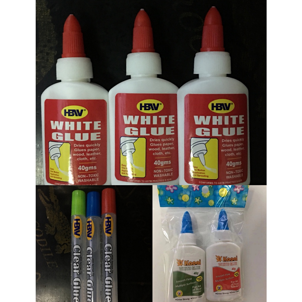 white glue /HBW white glue/HBw clear glue/twin glue (buy 1take 1)/sold ...