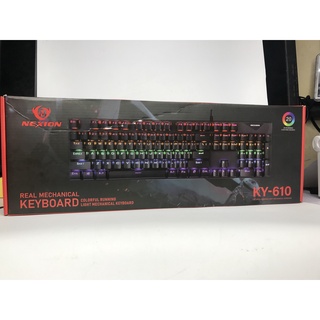 NEXION KY-610 REAL MECHANICAL KEYBOARD, USB WIRED, 20 RUNNING LIGHTING ...
