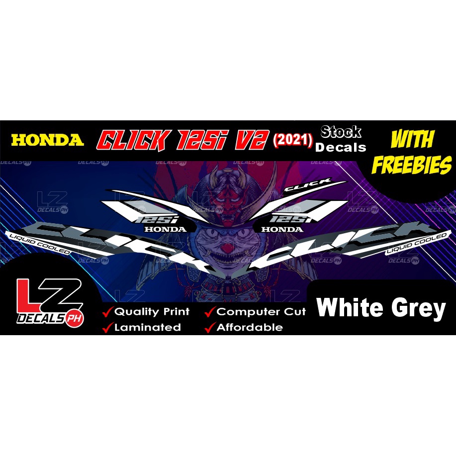 Honda Click 125i V2 (2021) Stock Decals / Sticker | Shopee Philippines