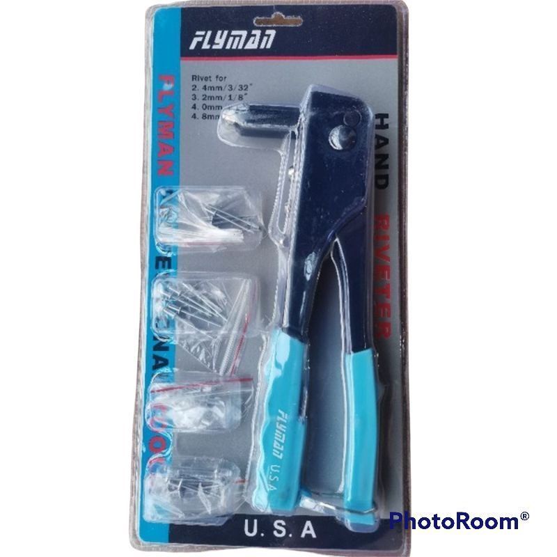 Original Flyman USA Riveter + Bala / Rivet Gun / Hand Riveter ...