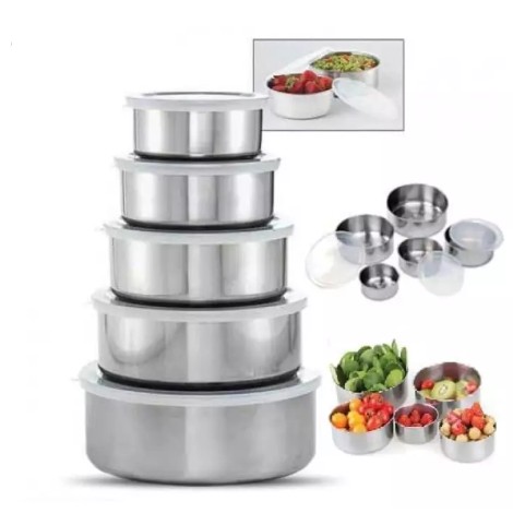Protect Fresh Box 5 Pieces High Quality Stainless Steel Ware Set ...