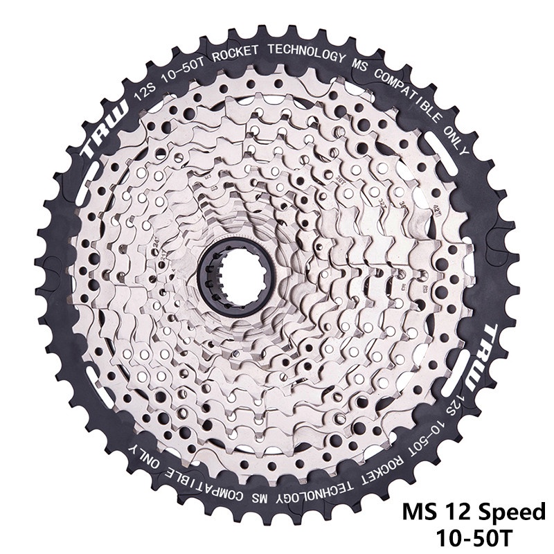 Bicycle Cassette 12 Speed 10-50T MS Cassette Sprocket Mountain Bike ...