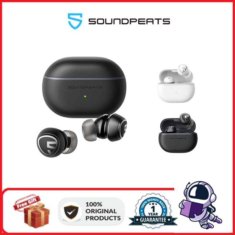 SoundPEATS Mini Pro In-Ear Earbuds Bluetooth 5.2 Noise Cancelling ...