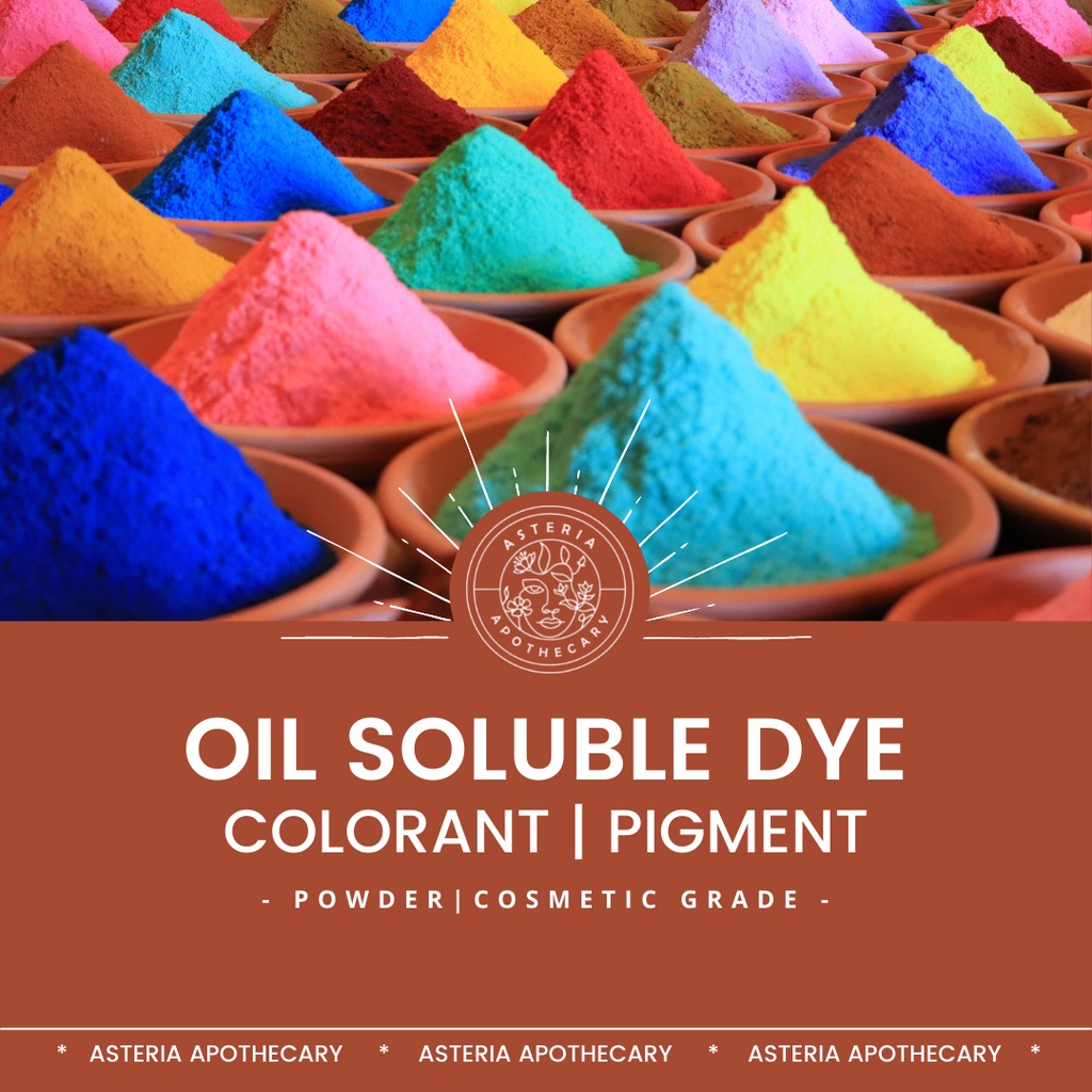 Oil Soluble Dye | Colorant | Pigment for Cosmetics (5g & 10g) - Asteria ...