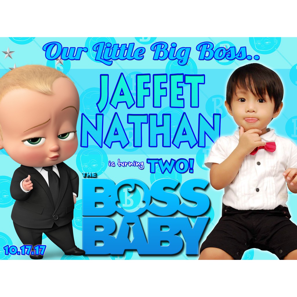 BOSS BABY theme Tarpaulin | Shopee Philippines