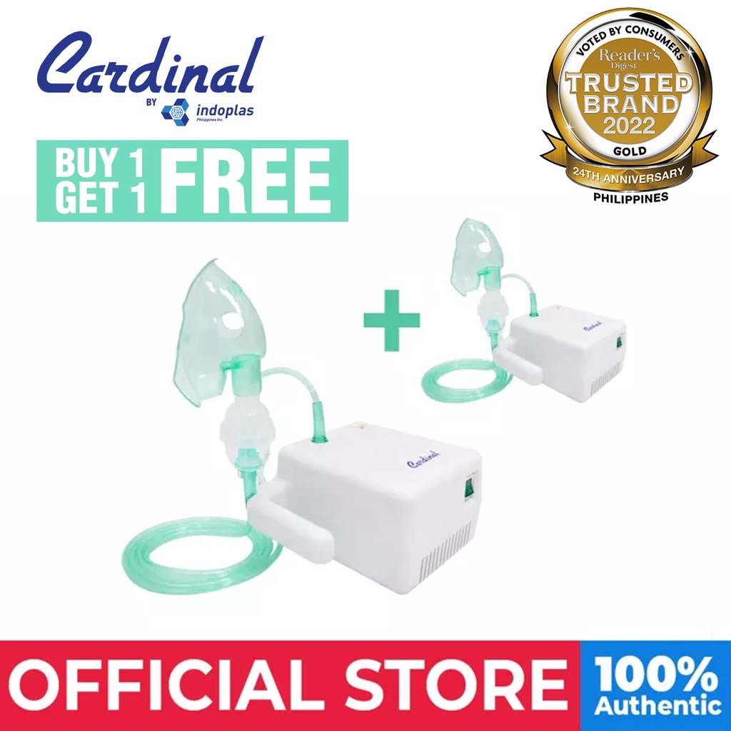 Indoplas Cardinal Compact Nebulizer - BUY 1 TAKE 1 | Shopee Philippines