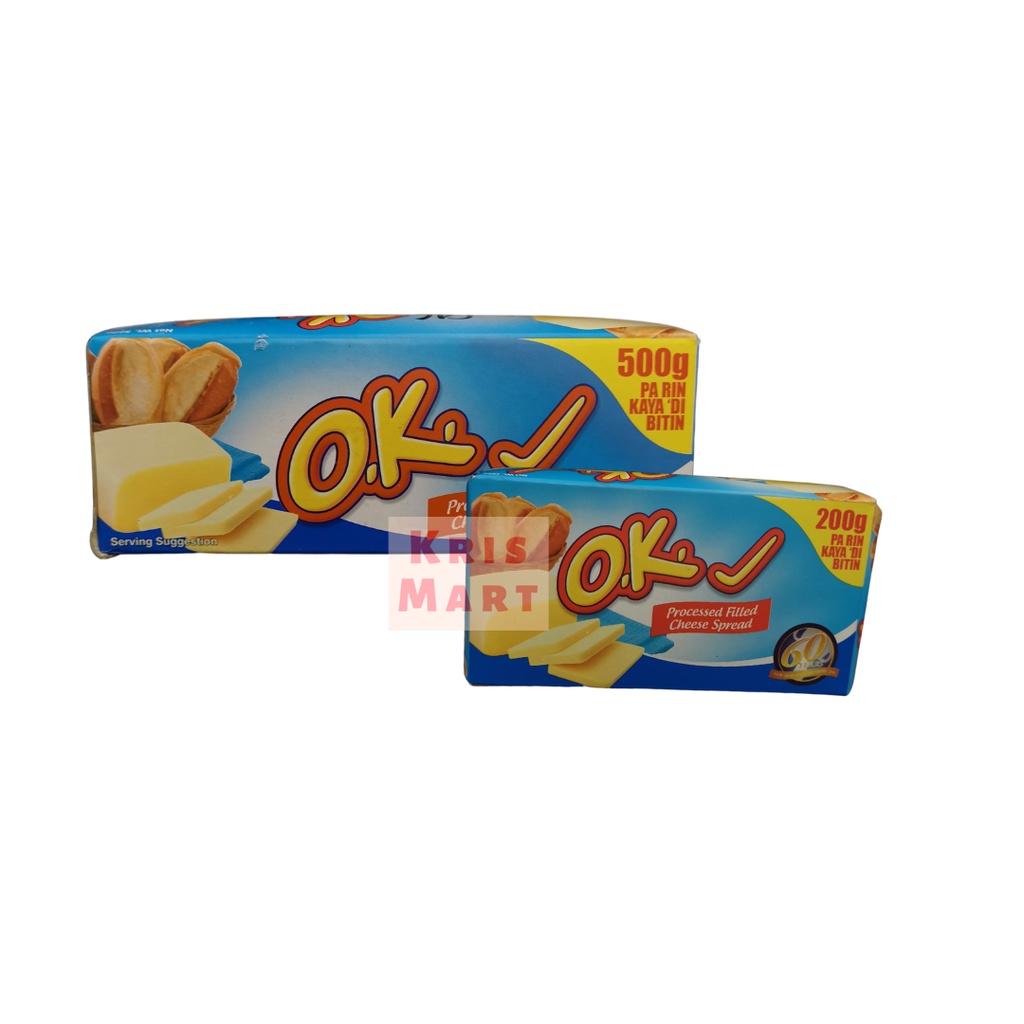 OK Cheese 200g / 500g processed Filled Cheese Spread | Shopee Philippines