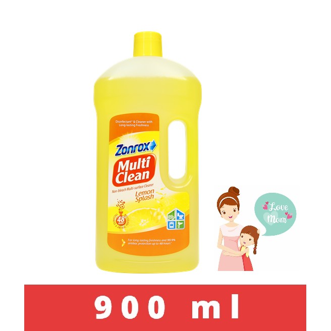 Zonrox Multi Clean Lemon Splash 900ml | Shopee Philippines
