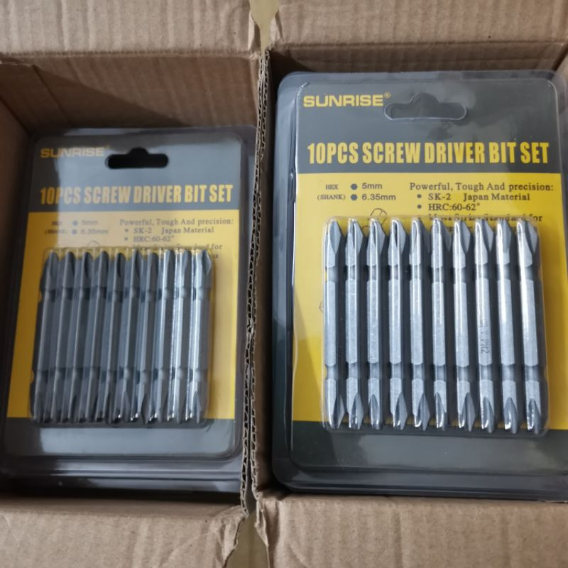 10 pcs Screw driver bit set Good Quality | Shopee Philippines