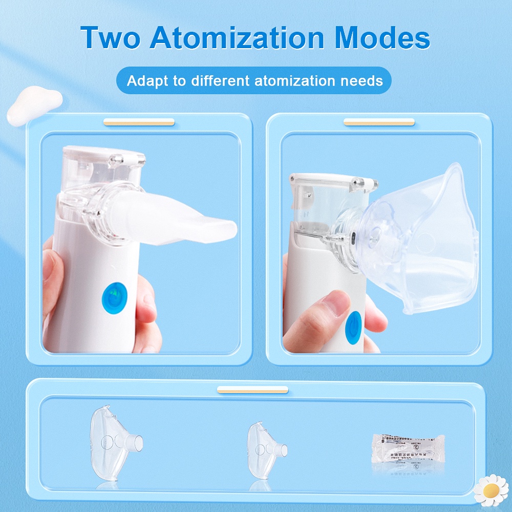 Cofoe Medical Rechargeable Nebulizer Portable Mini Ultrasonic Handheld ...