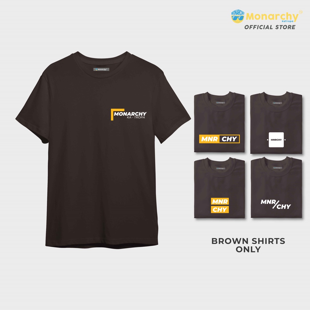 Monarchy Brown Shirt Logo Tee Vol.5 Shirts T-Shirt For Men And Women T ...