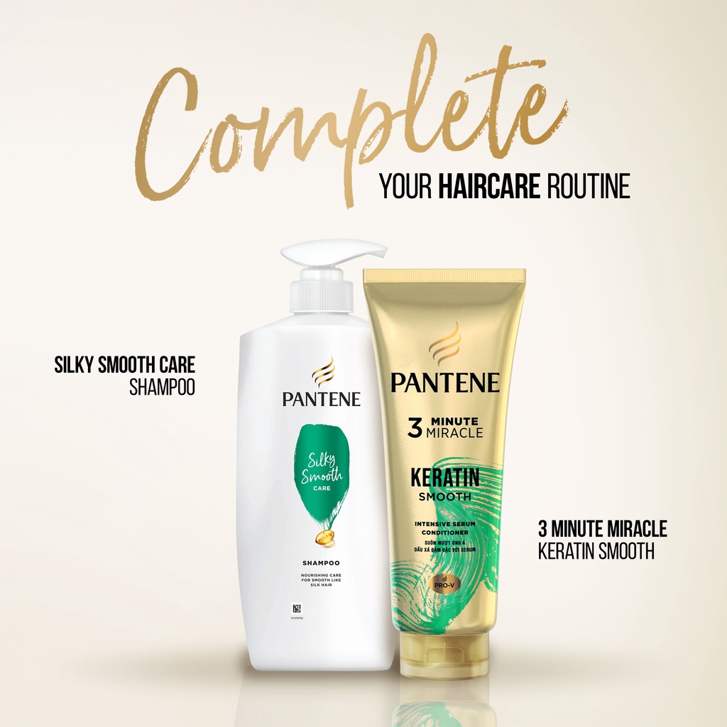 PANTENE 3 Minute Miracle Conditioner Keratin Smooth 150ml | Shopee ...